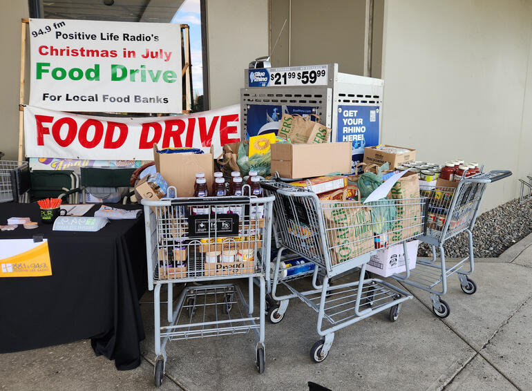 PLR Listeners Give Over 12,000 Pounds of Food to Local Food Banks ...